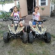 Amazon.com: Coleman Powersports Four Wheeler Quad ATV, 125cc, Camo ...