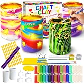 Amazon.com: MHMYDIS Make Your Own Clay Luminaries - Arts and Crafts ...
