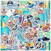 Amazon.com: 50 Pack Pcs Swimming Stickers for Water Bottles Waterproof ...