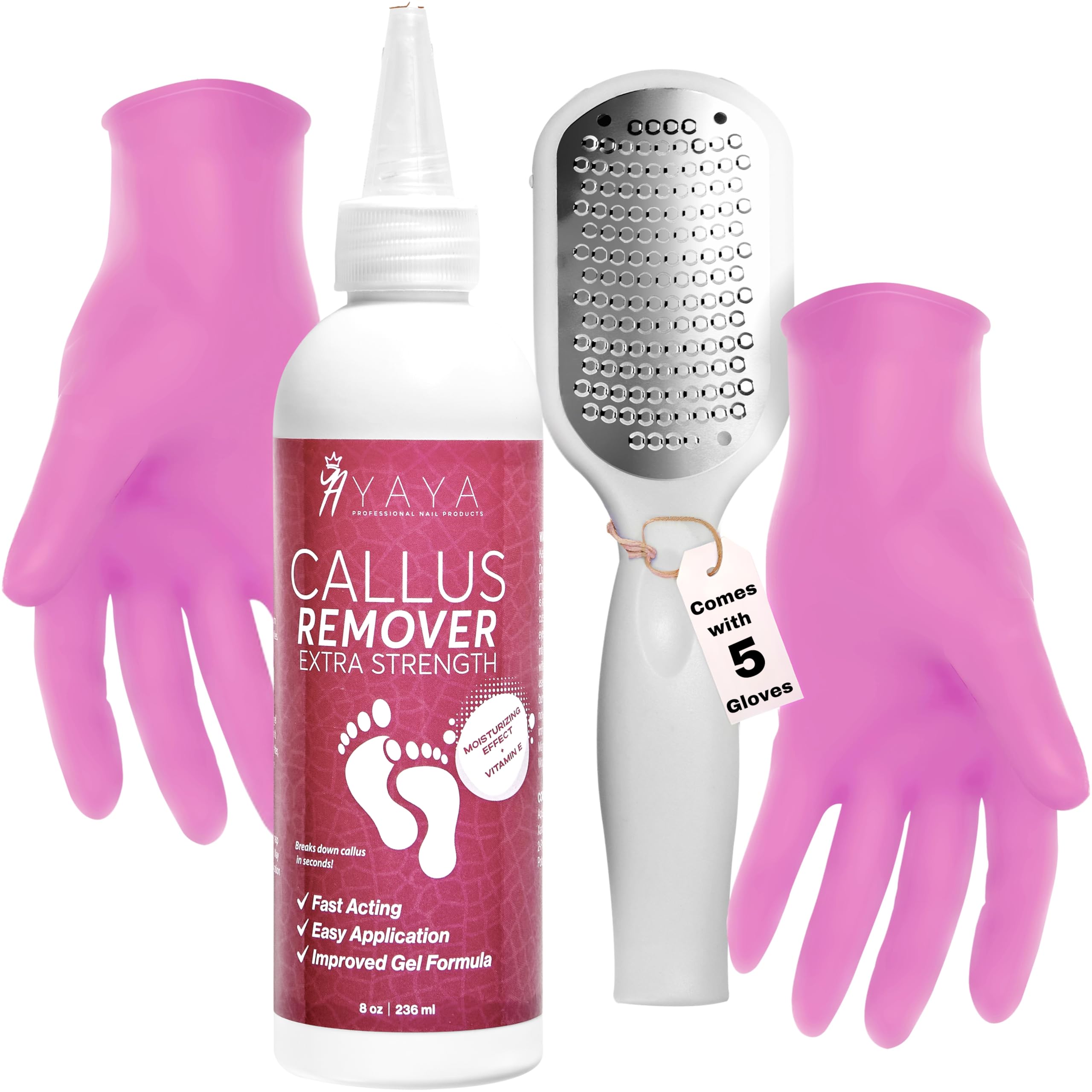 Yaya Callus Remover for Feet - Extra Strength - Vitamin E ...