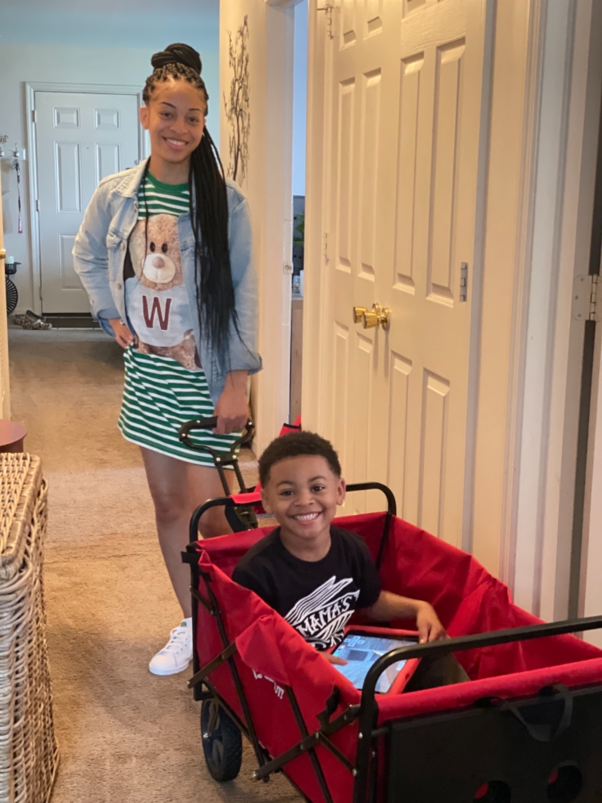 $15/mo - Finance Get Out! Wagon Cart in Red - Foldable Wagon for ...