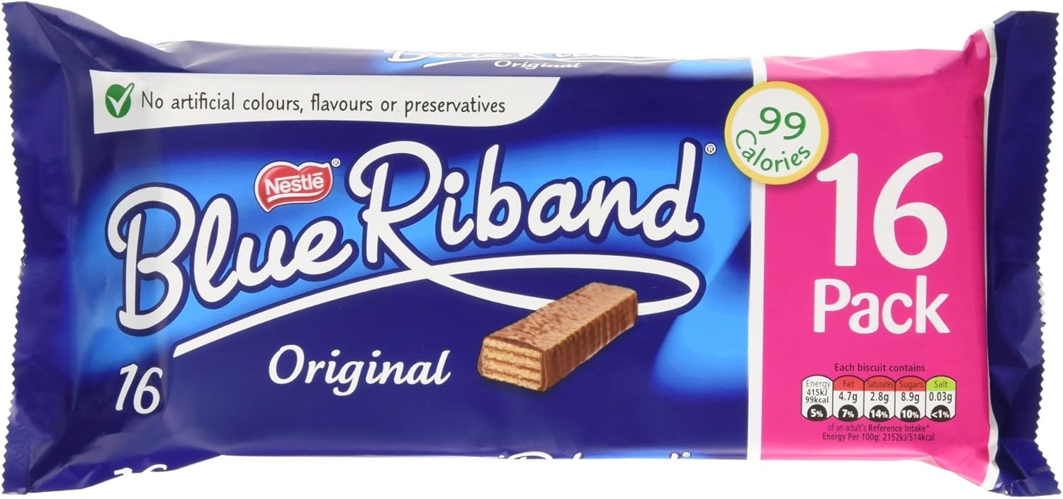 Blue Riband Original Wafer Chocolate, 16 x 19.3g: Amazon.co.uk: Grocery
