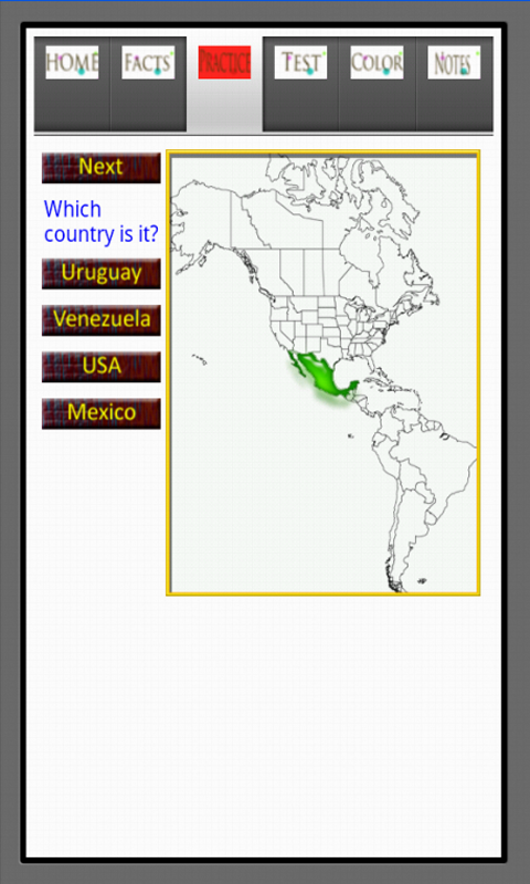 North and South America Map Quiz:Amazon.co.uk:Appstore for Android