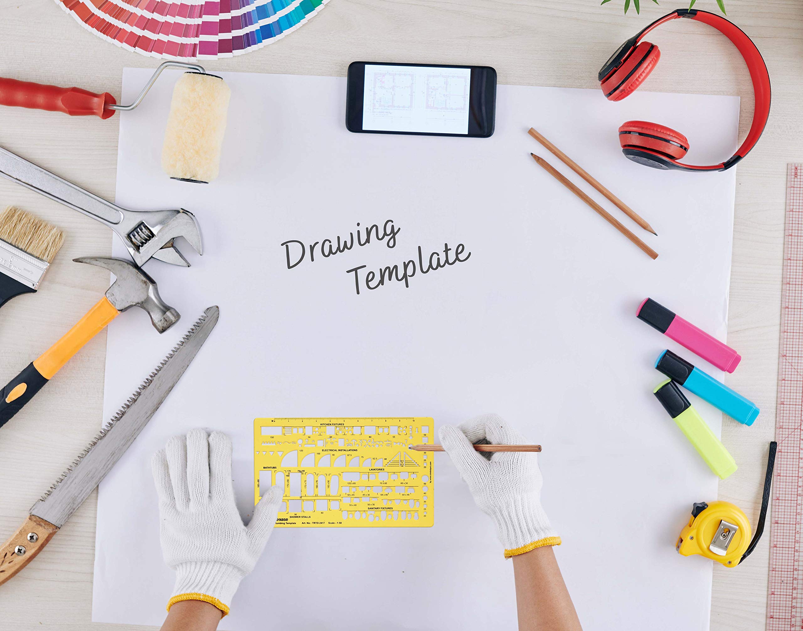 Mua Traceease Engineering, Electrical & Arrow Multi-Pattern Template ...