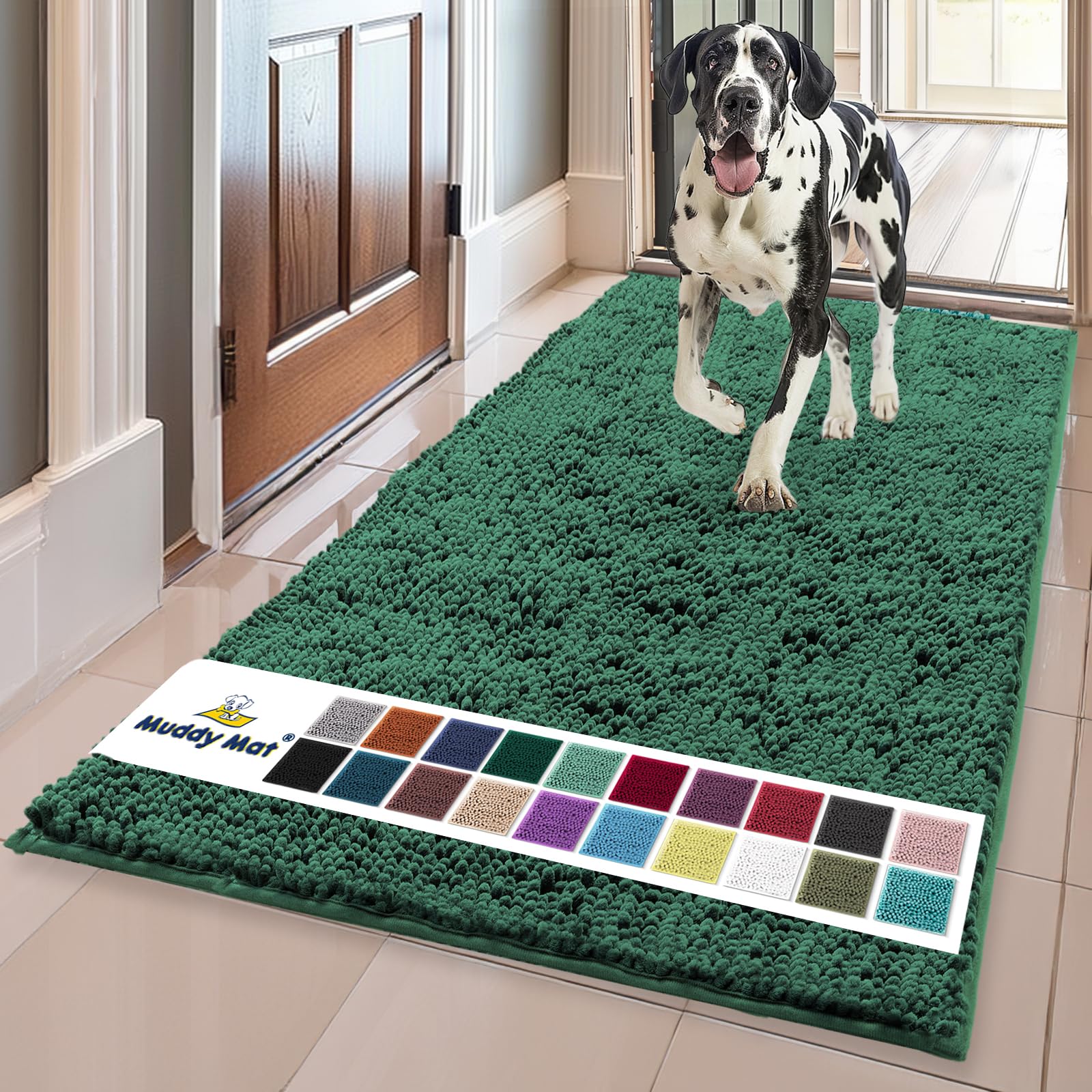 Muddy Mat® Shown on TV – Super Absorbent Microfiber Dog Door Mat for ...