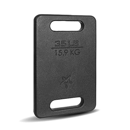 Yes4All Ruck Weight Plate, Cast Iron Rucking Plates with Wide Grip for ...