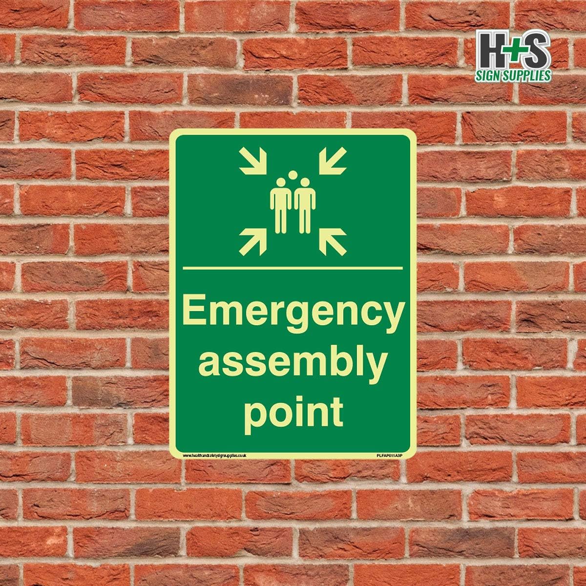 Emergency assembly point – Glow In The Dark [Photoluminescent 1.5mm ...