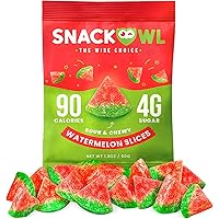 Amazon.com : Snack Owl Vegan Sour Gummy Candy – Gluten Free, Low ...
