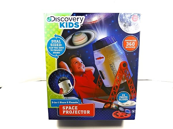 Discovery Kids Planetarium Projector for Children with Rotating Stars ...