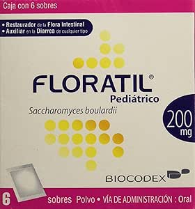Floratil Polvo Pediátrico con 6 Sobres, 200 Mg: Amazon.com.mx: Salud ...