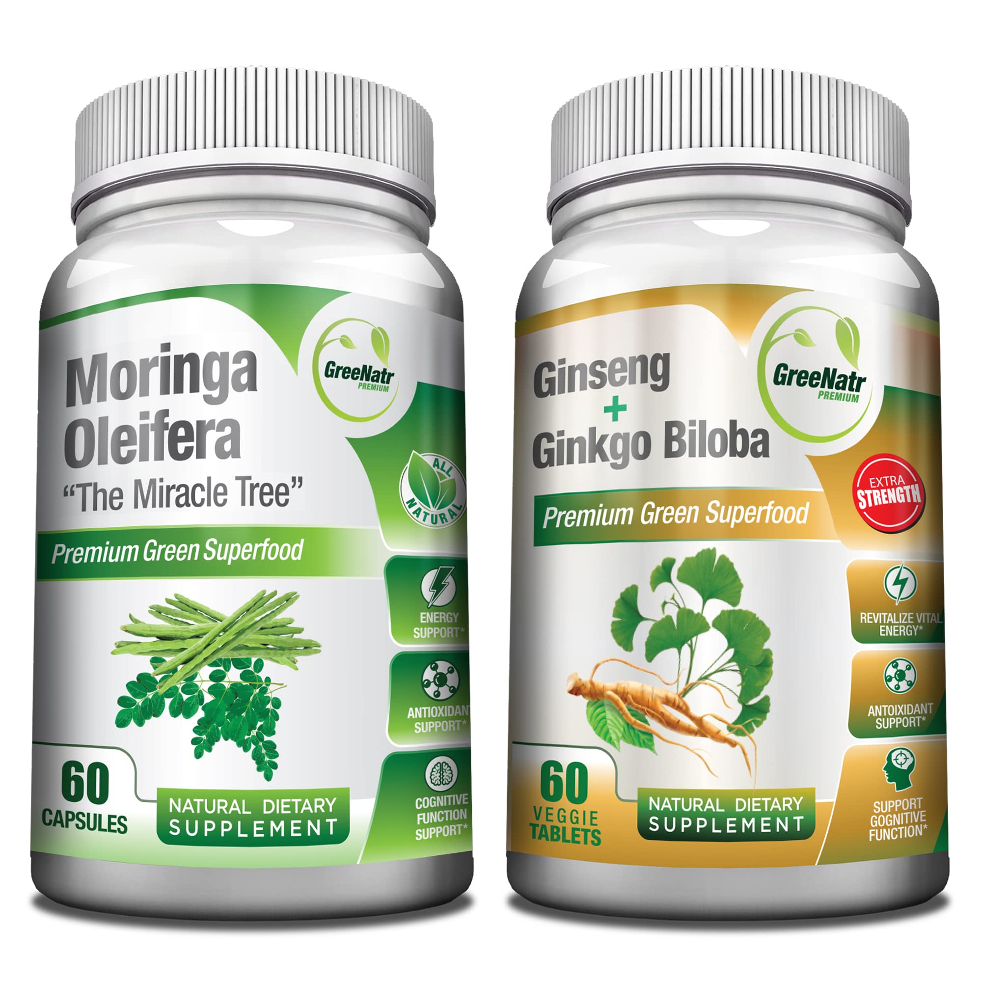 Mua GreeNatr Focus an Energy Bundle Ginseng + Ginkgo Biloba Tablets ...
