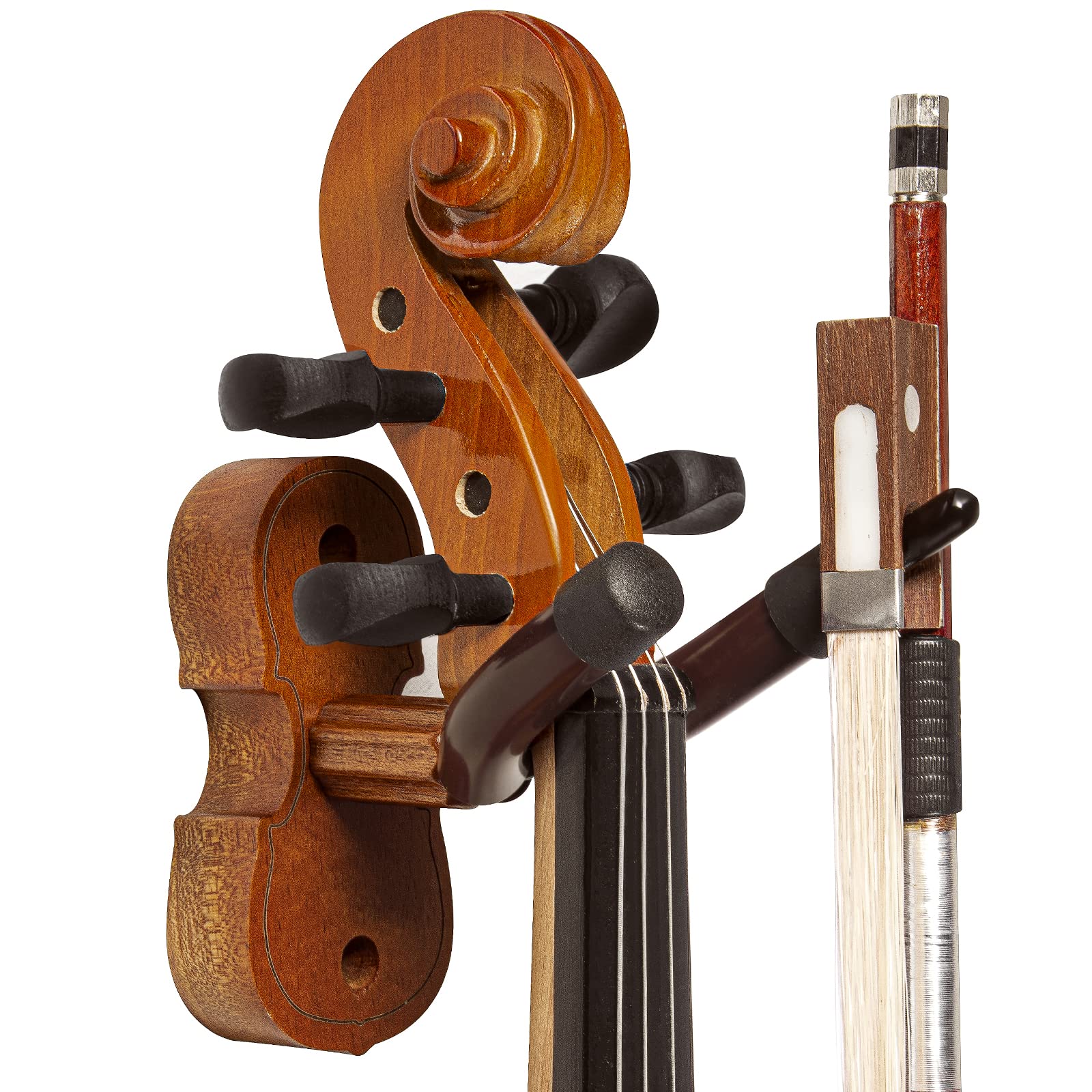 Mua Violin Wall Mount Violin Hanger with Bow Hook, Rosewood Violin ...