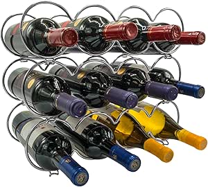 Amazon.com: Sorbus® 3-Tier Stackable Wine Rack - Round Classic Style ...