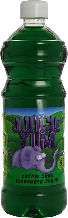 Jungle Yum Cream Soda Cordial 1 Litre (Pack of 6): Amazon.co.uk: Grocery
