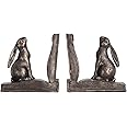 Amazon.com: Creative Co-Op Bunny Rabbit Bookends, Set of 2, Bronze ...