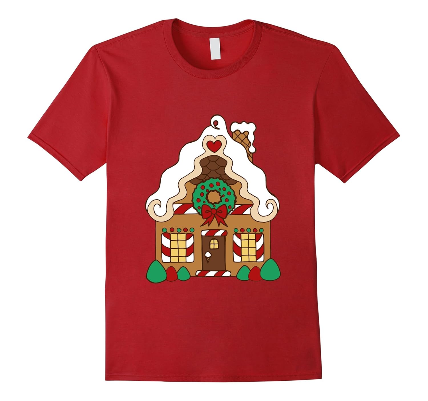 Christmas Gingerbread House T-Shirt-CL – Colamaga