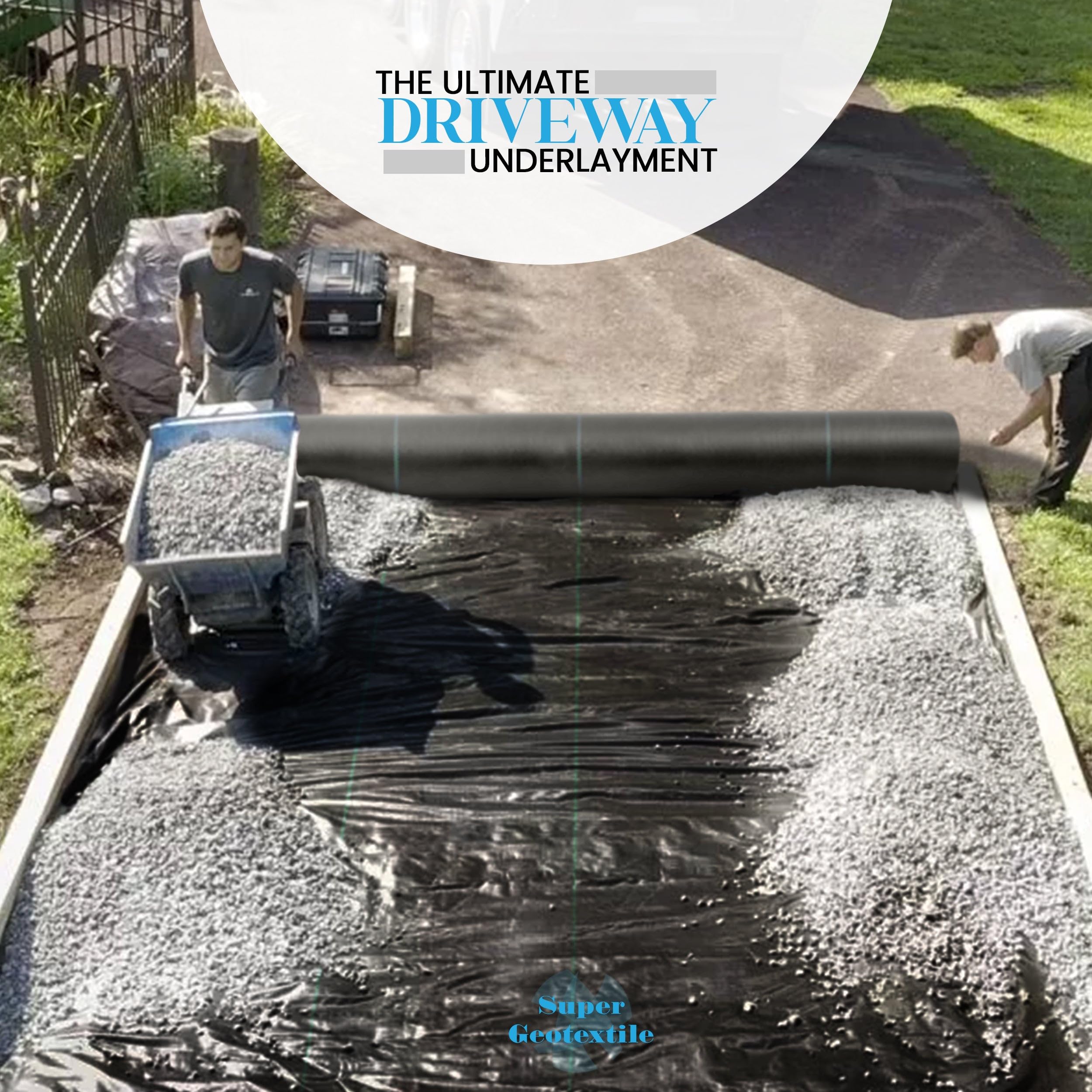 Mua Super Geotextile Woven Geotextile Fabric for Driveway and Road ...