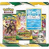 Amazon.com: Pokemon SAS7 Evolving Skies 3Pk Blister - Umbreon : Toys ...