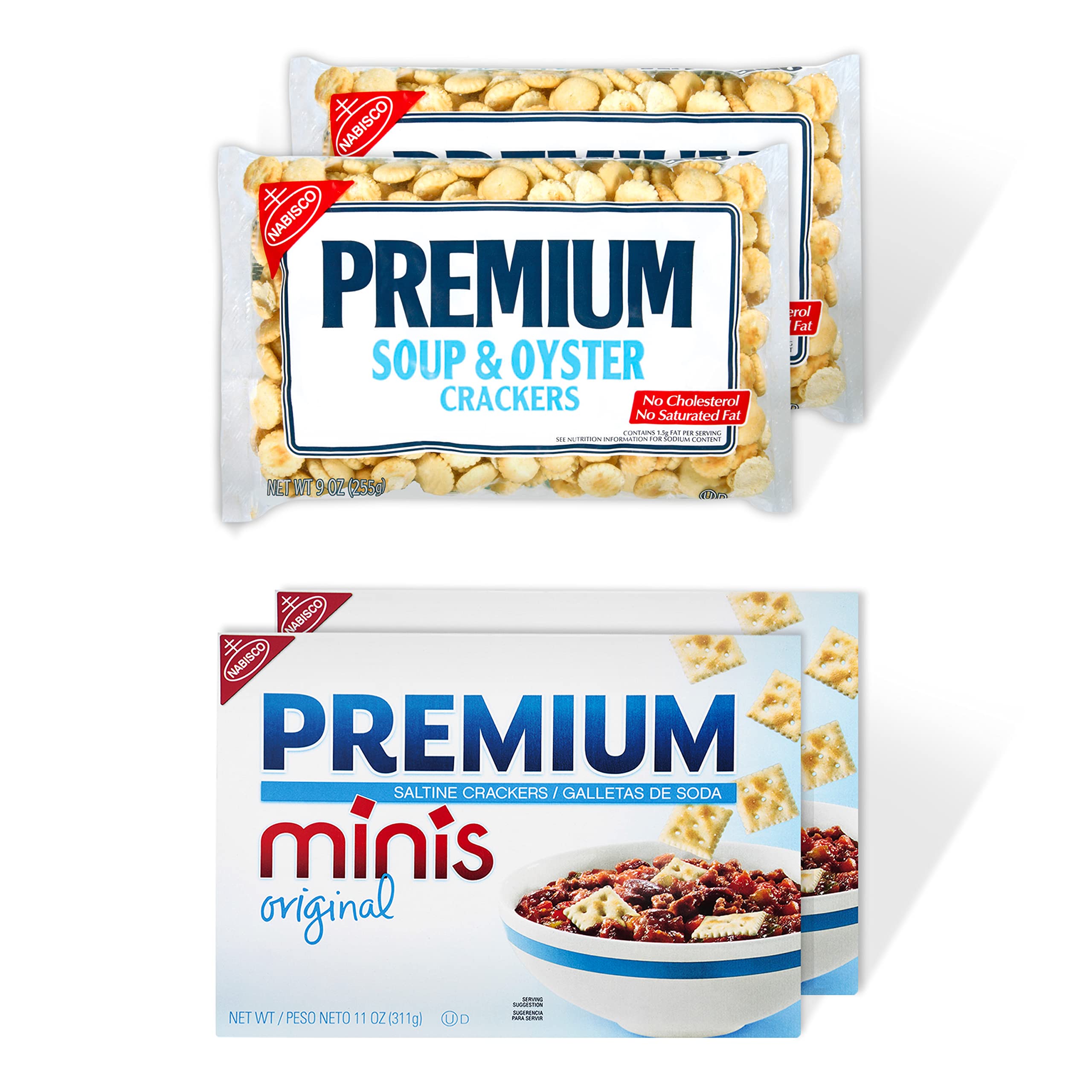 Mua Premium Saltine Crackers Variety Pack, 2 Bags Oyster Crackers , 2 ...