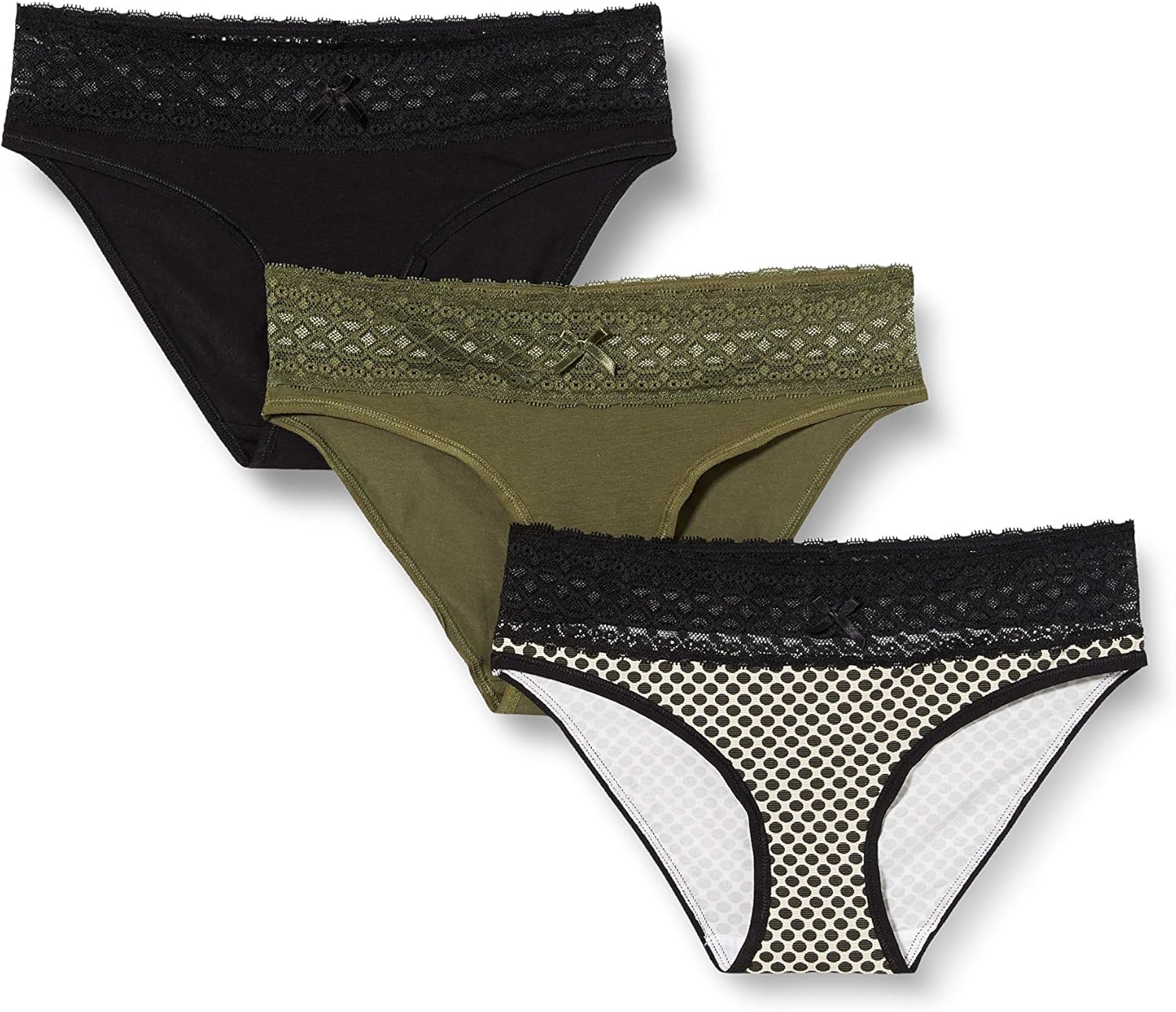 VARIANCE Lingerie Les Cotons Braguita (Pack de 3) para Mujer: Amazon.es ...