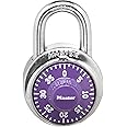 Master Lock Purple Combination Locker Lock, 3-Digit Combo Padlock for ...