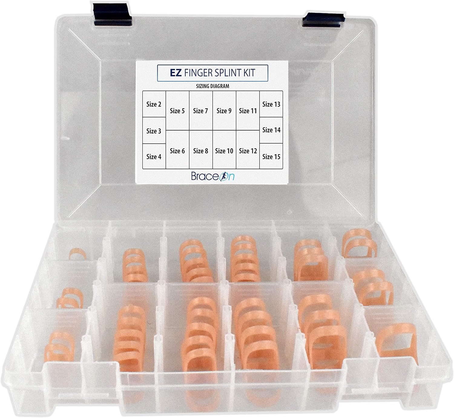 Amazon.com: EZ Finger Splint Kit (44 Pieces): Health & Personal Care