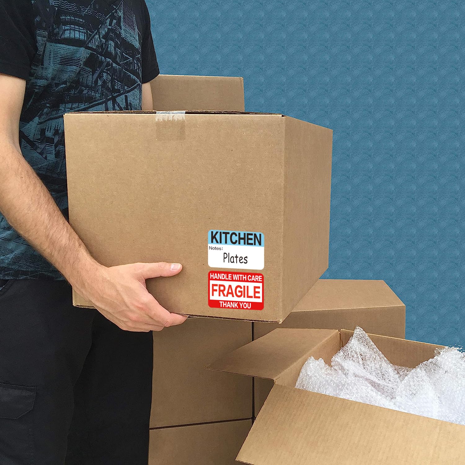 Mua 600 Count 3 x 2 Large Home Moving Packing Box Labels for 3-4 ...