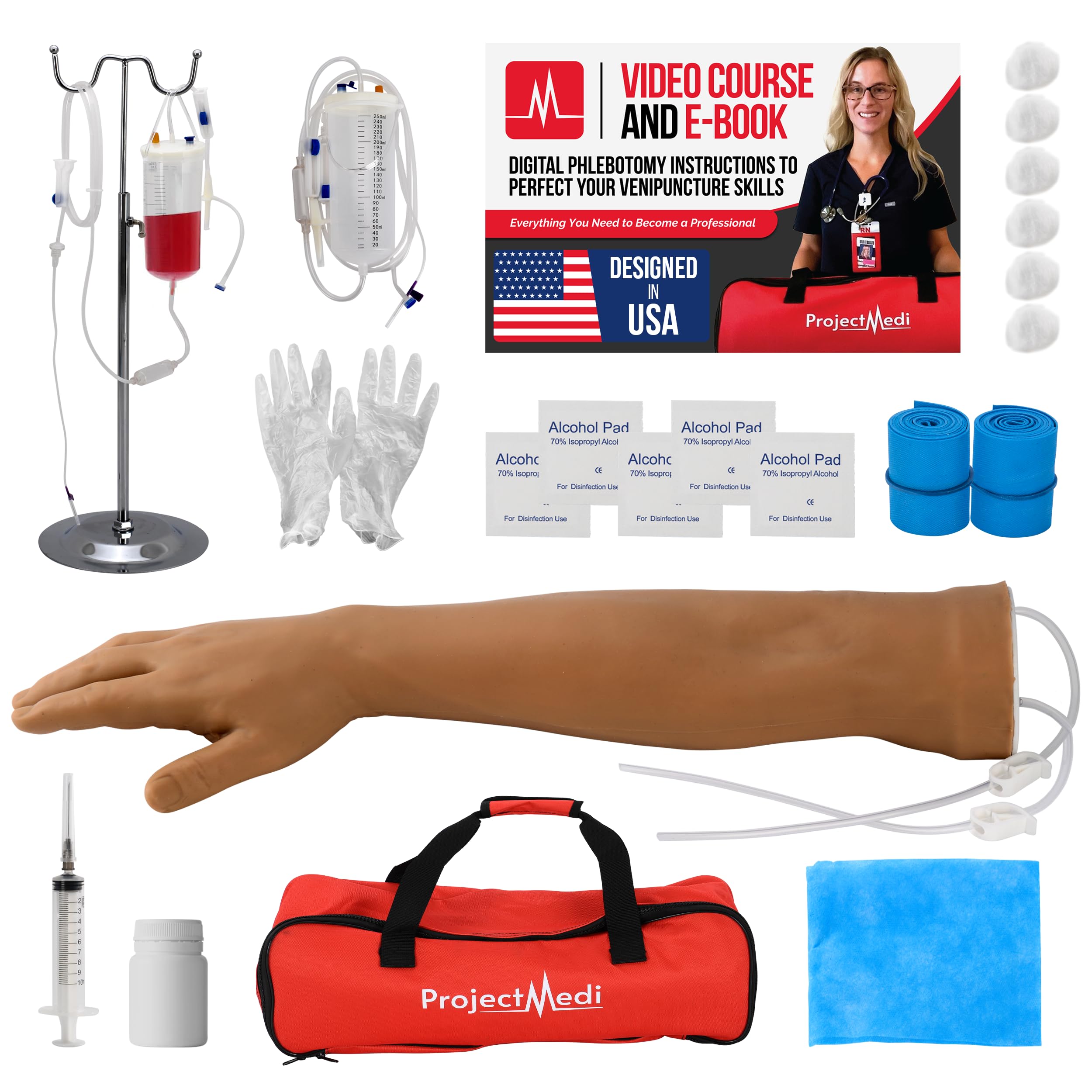 Mua ProjectMedi Phlebotomy Practice Kit : IV Practice Kit + E-Book ...