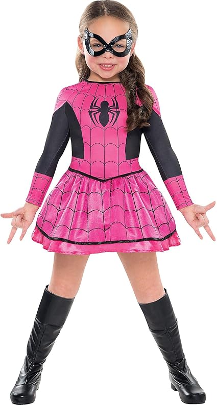 Suit Yourself Pink Spider-Girl Halloween Costume for Girls, 3-4T ...