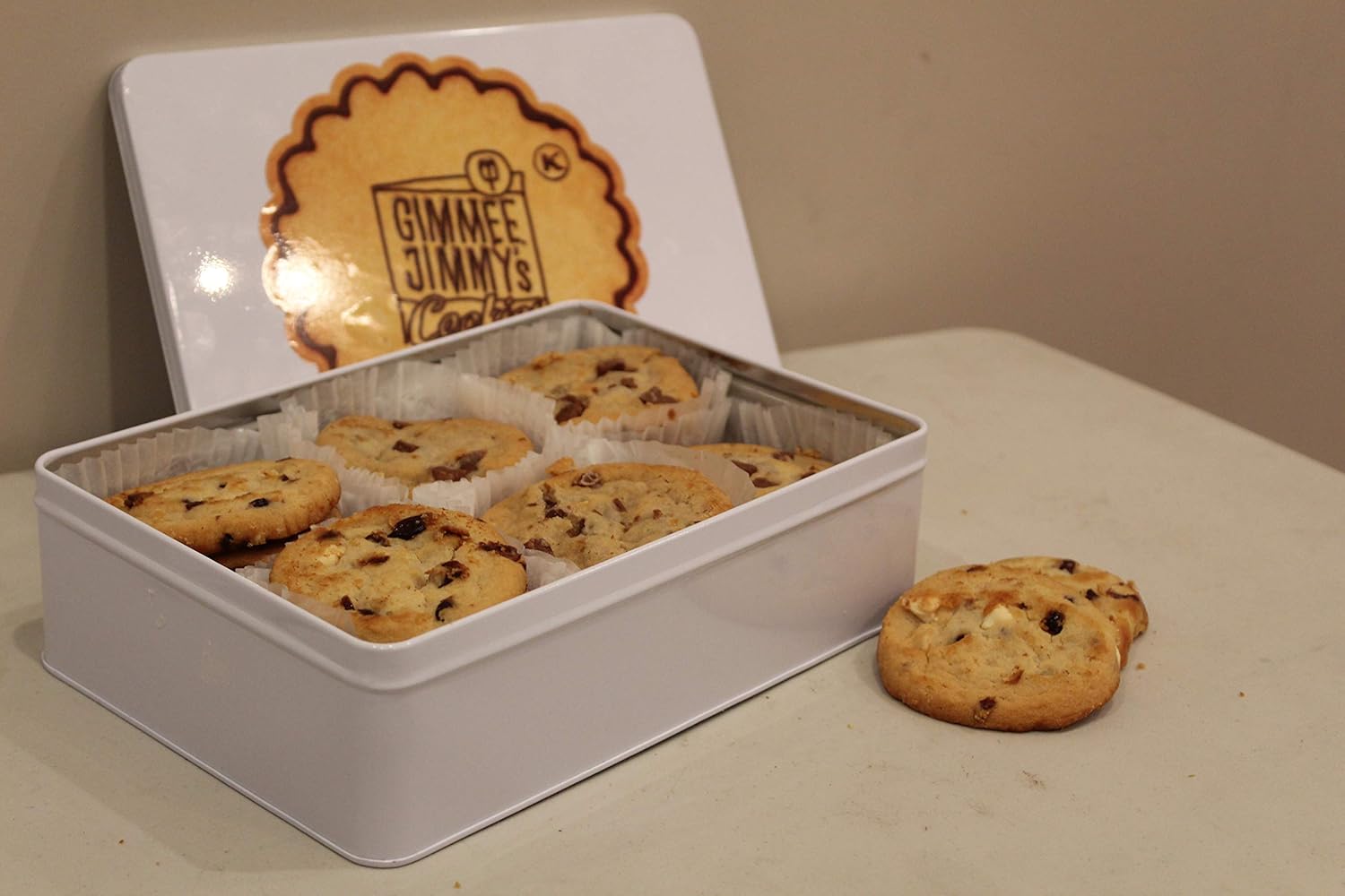 Gimmee Jimmy's Cookies Strawberry Cheesecake in a Tin Multiple Size ...