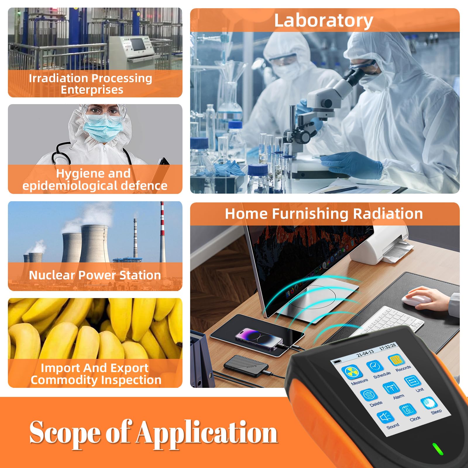 Mua Geiger Counter Nuclear Radiation Detector,AKSTEST Portable Geiger ...