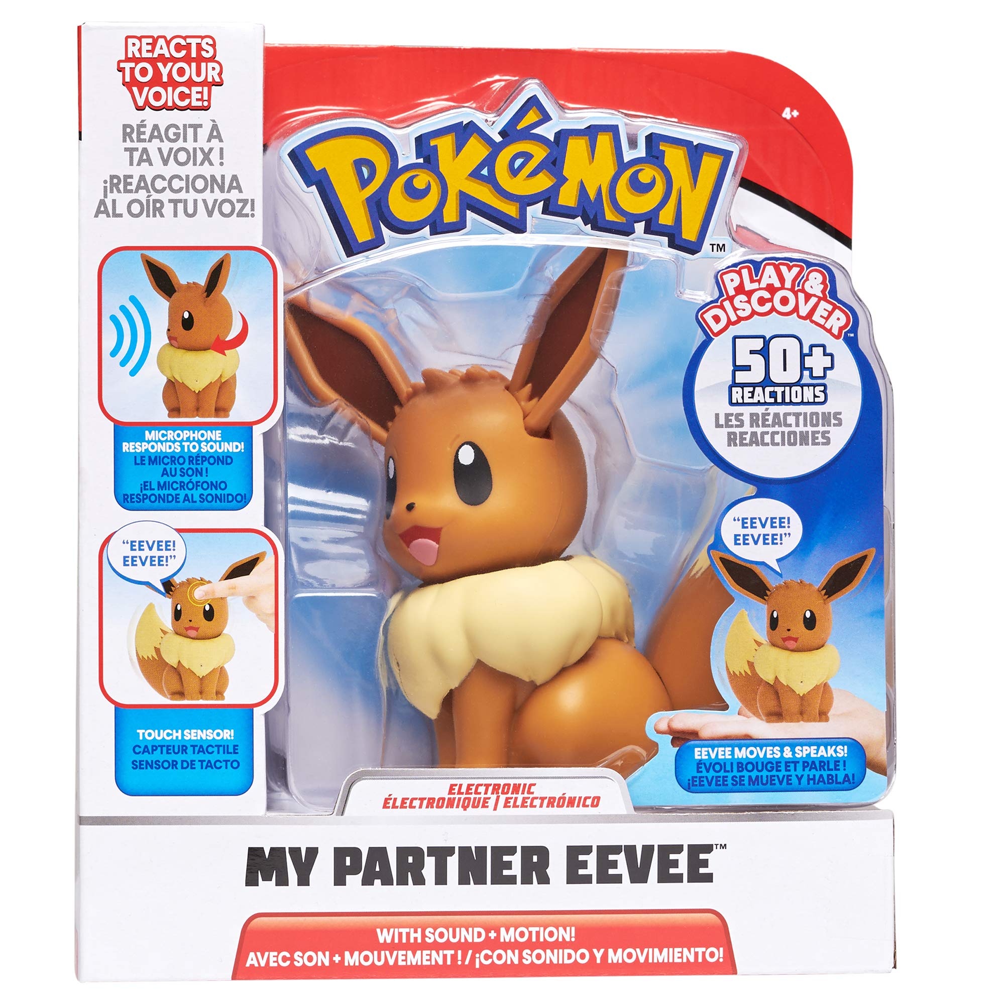 Mua Pokemon Electronic & Interactive My Partner Eevee - Reacts to Touch & Sound, Over 50 ...