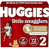 Amazon.com: Huggies Little Snugglers Diapers, Size 2, 76 Count : Baby