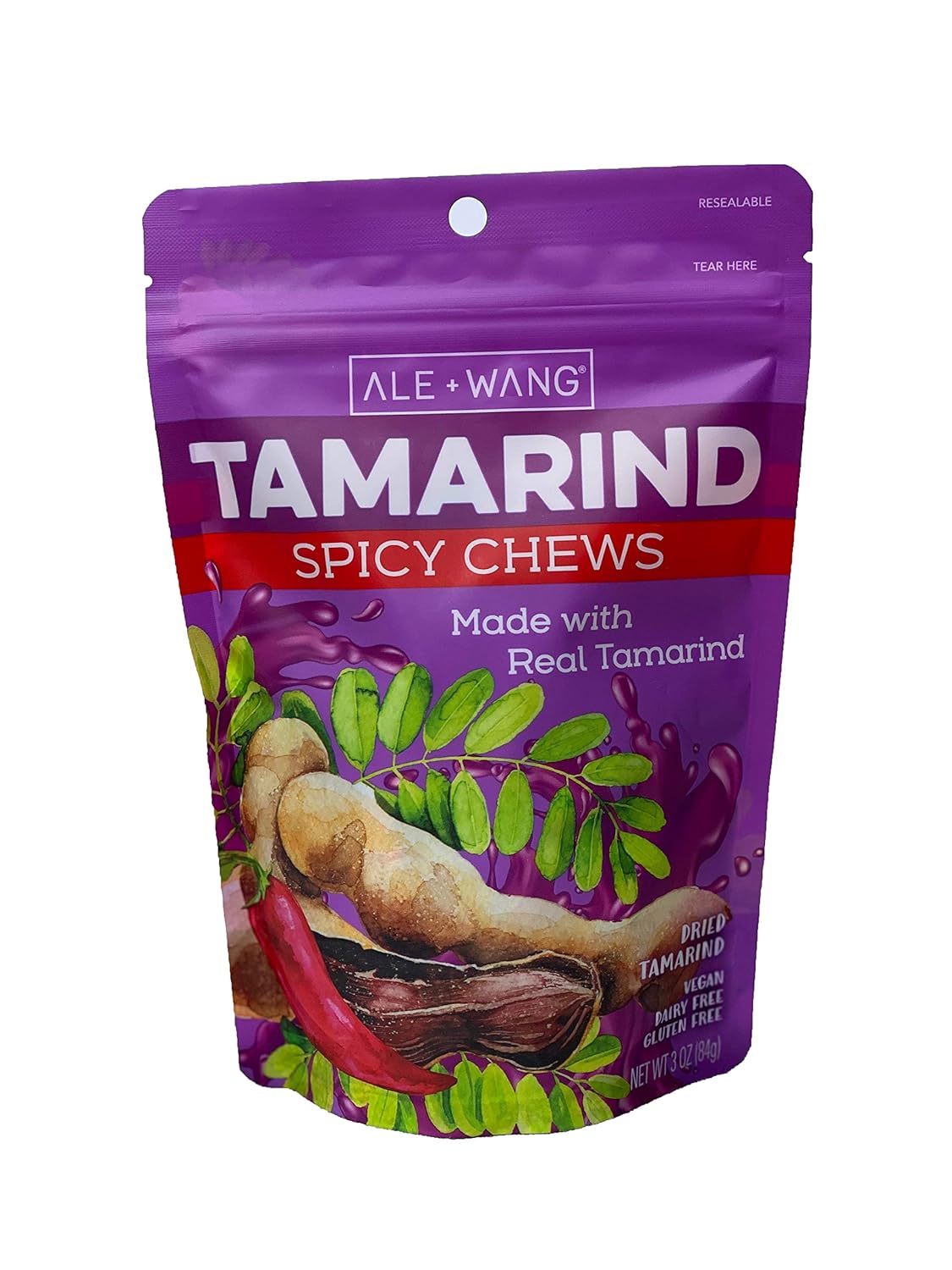 Amazon.com: ALE + WANG Tamarind Spicy Chews | Made with 100% Natural ...