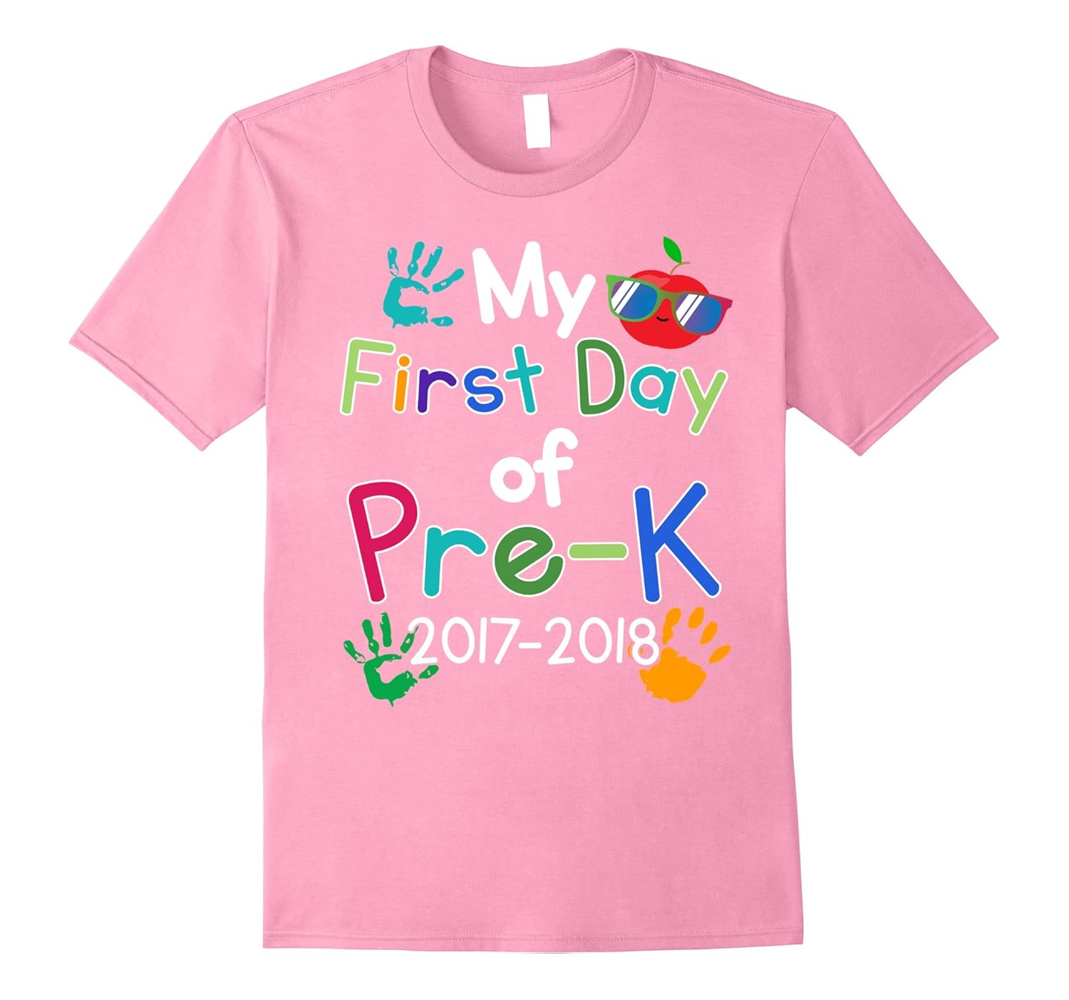 Back to School My First Day Pre-K 2017 T-Shirt-CL – Colamaga