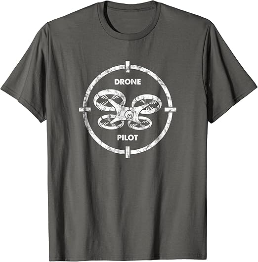 Amazon.com: Drone Pilot Badge Shirt: Clothing