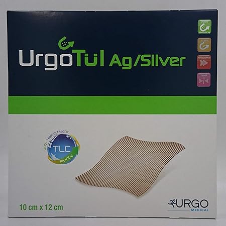 Urgotul Silver/AG Dressing 10 X 12 cm: Amazon.co.uk: Health & Personal Care