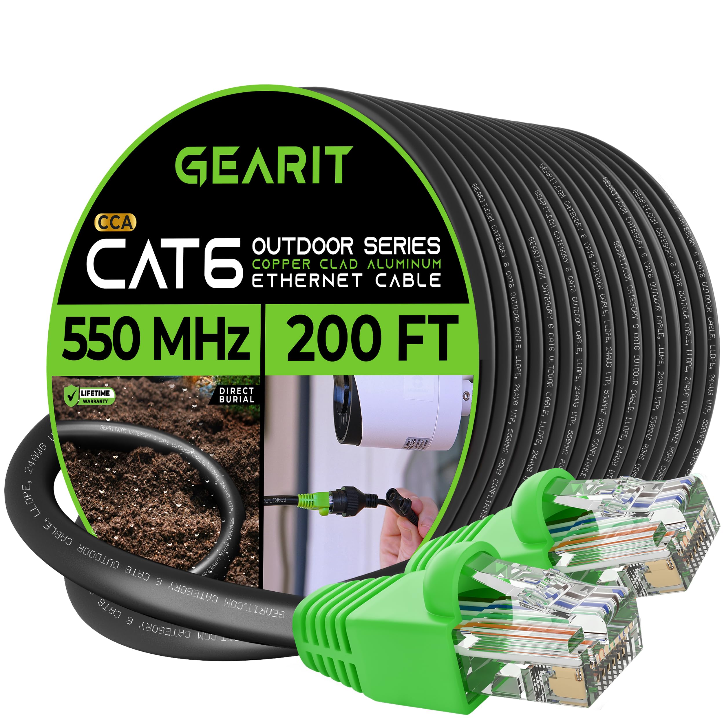 Mua RJ45 Cat-6 Ethernet Patch Cable, 10Gpbs Transfer Speed, Gold-Plated ...