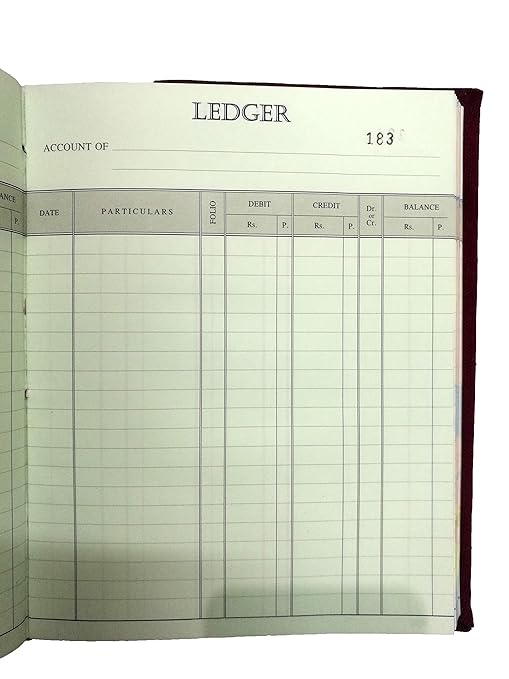 LRS Ledger Small Size - Copy Size - 21x17 cm - Full Cloth Hard Bound ...