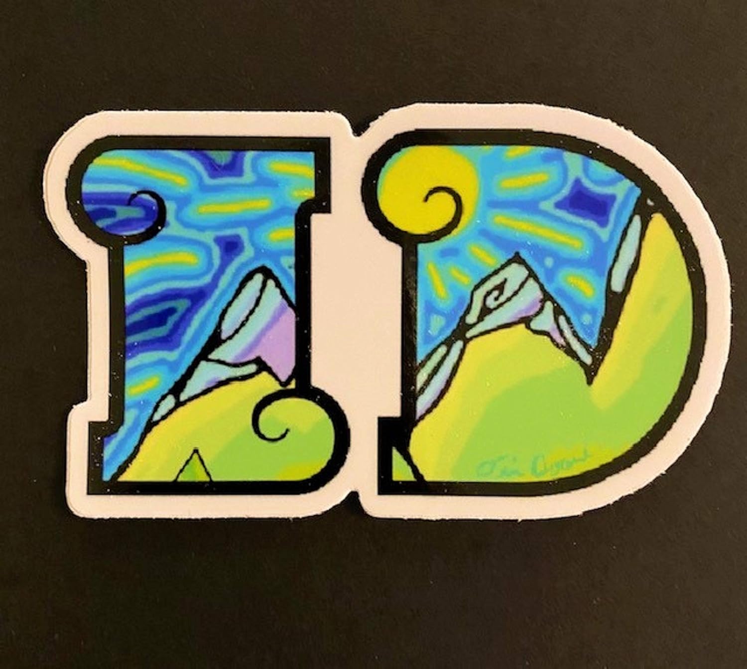 Amazon.com: Colorful Idaho Sticker, Idaho, Idaho Bumper Sticker: Handmade