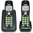 Vtech Dect 6.0 2-Handset Cordless Phone System with Caller ID, Backlit ...
