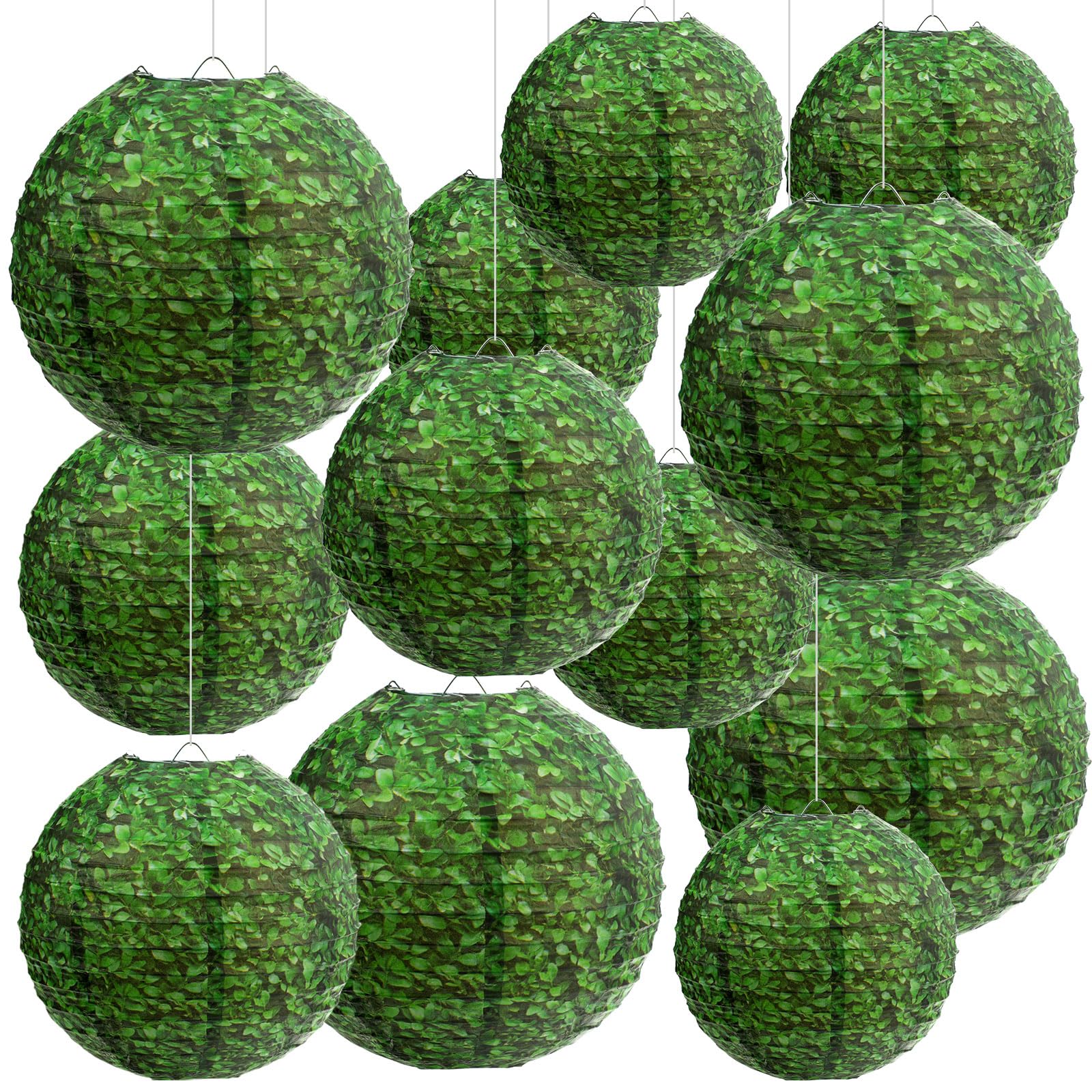 ROCEEI 12 Pcs Boxwood Hanging Paper Lanterns Back to School Hanging ...