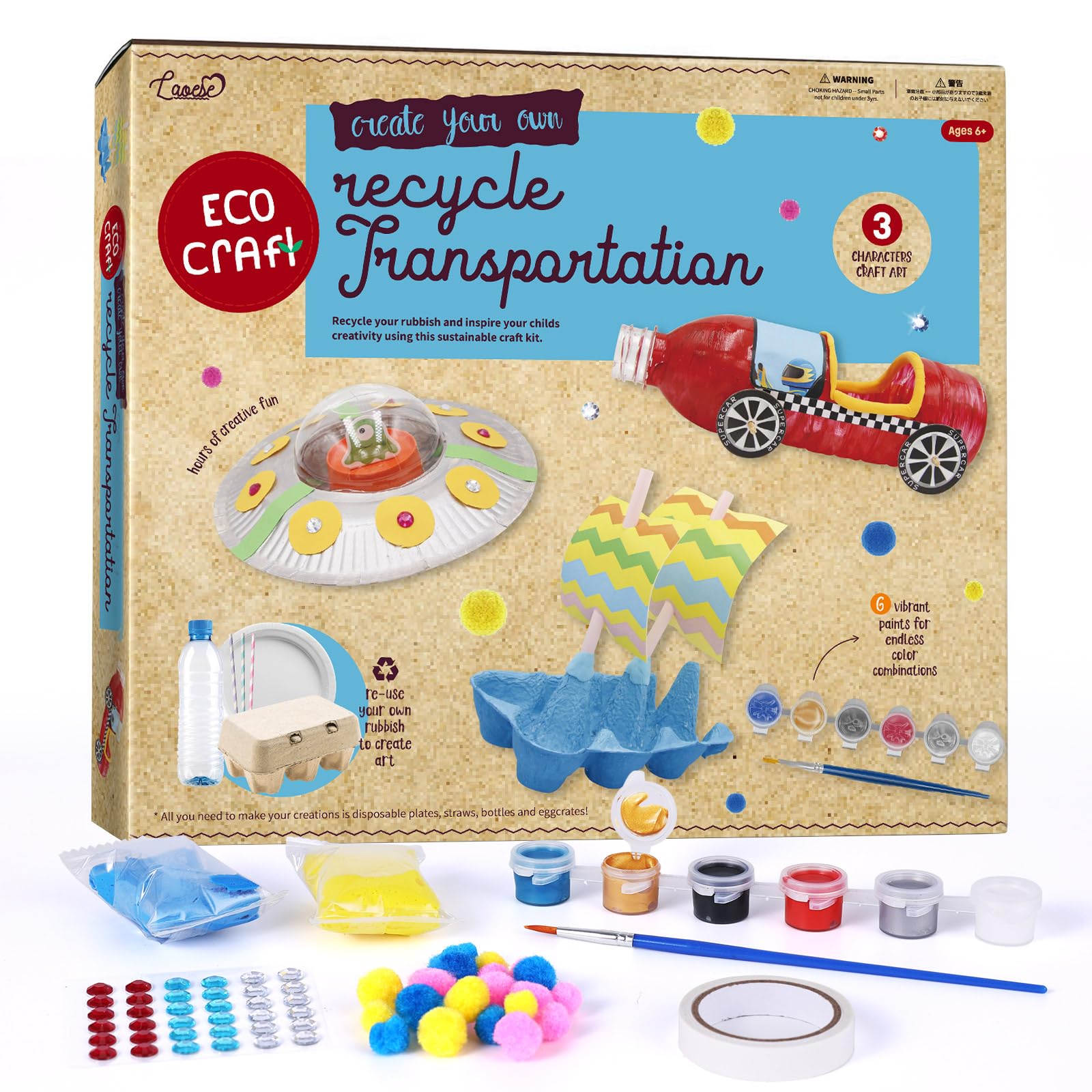 LAOESE DIY Recycled Kids Craft - Recycling Craft Projects - Arts and ...