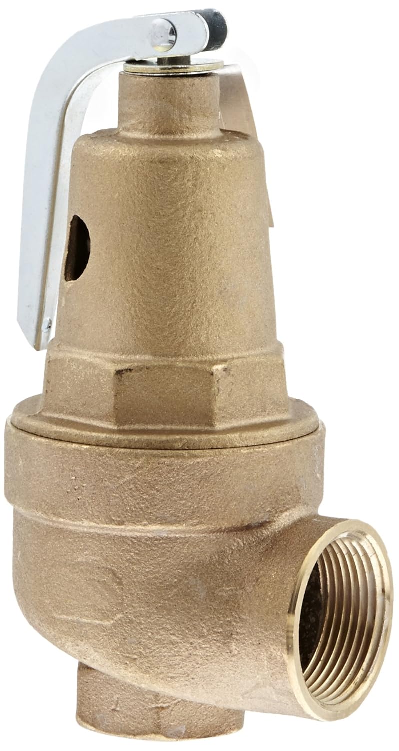 Apollo Valve 10-600 Series Bronze Safety Relief Valve, ASME Hot Water ...