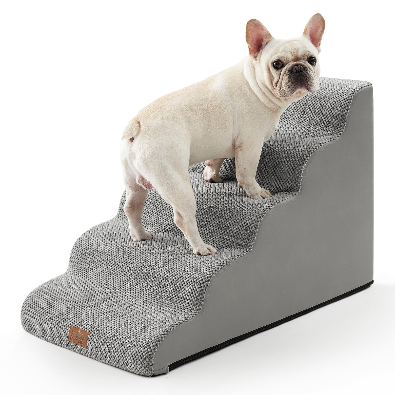 COZY KISS Wide Dog Stairs for Large Dogs 19.7" Width, Dog Step for ...