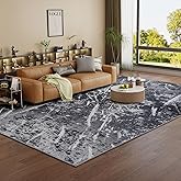 Amazon.com: HOMFINE Washable Modern Area Rug - Geometric Style 8x9 Rugs ...