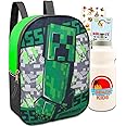 Amazon.com | Minecraft Mini Backpack Set - Bundle with 11" Minecraft ...