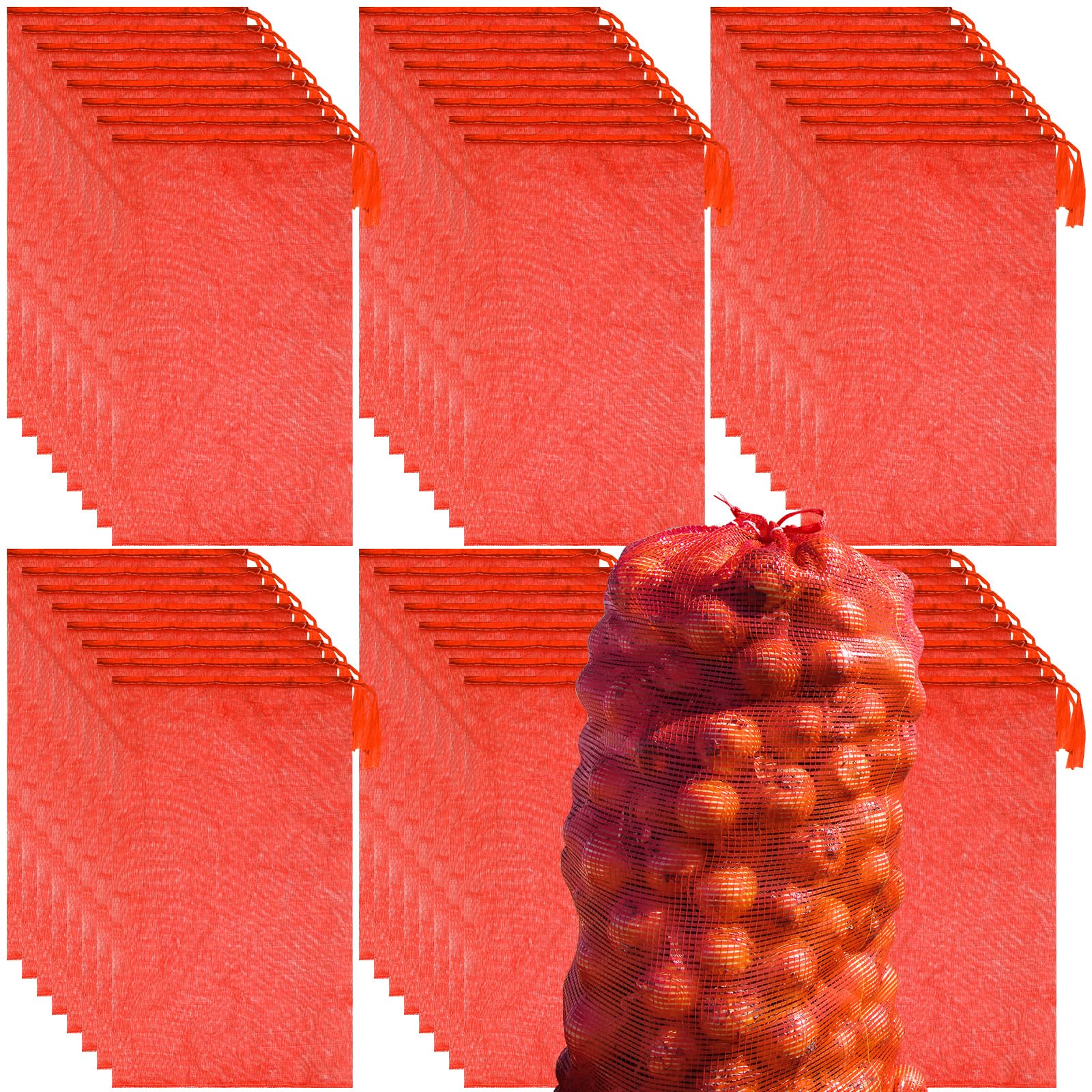 Wenqik Produce Storage Mesh Bags Extra Large Reusable Net Bags Bulk ...