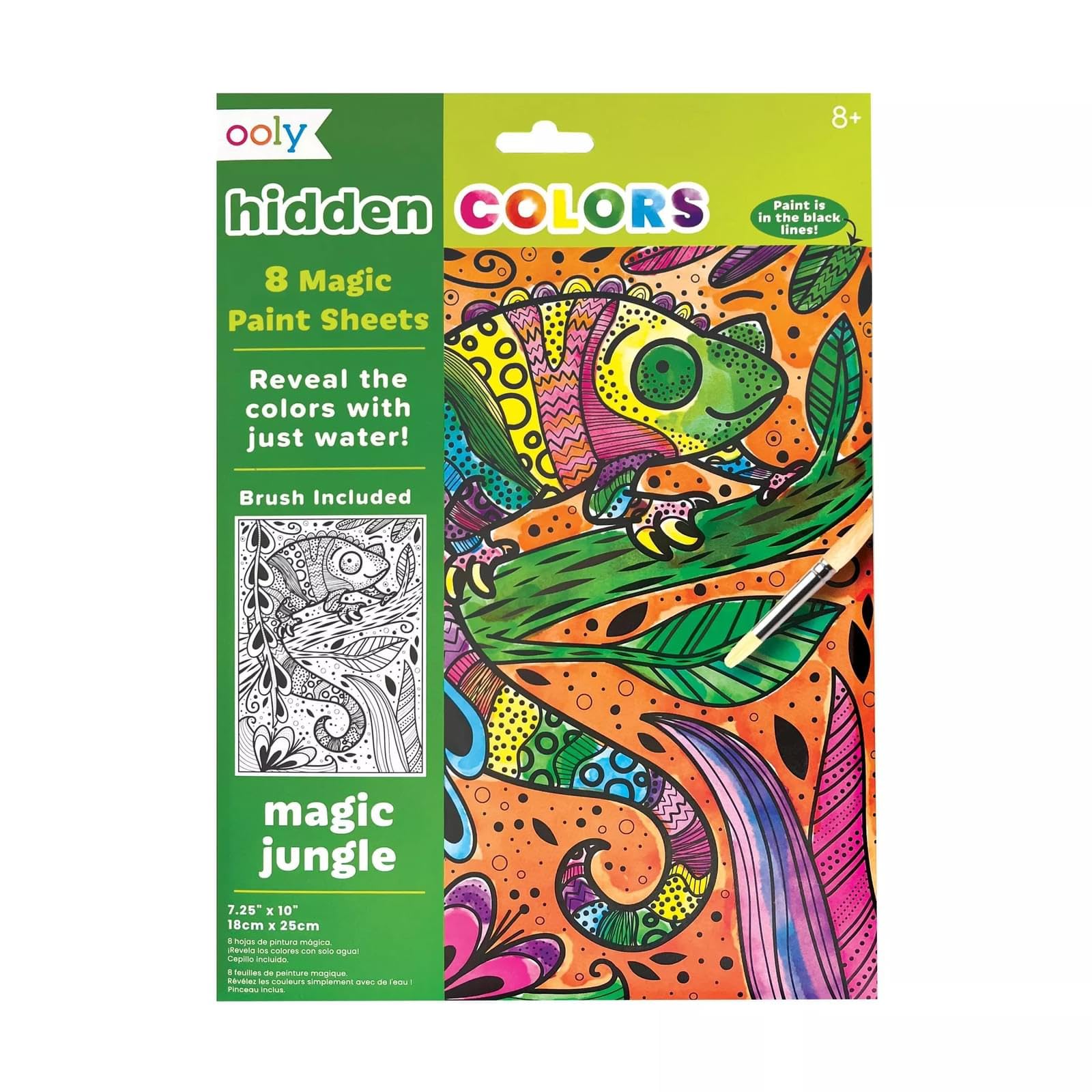Mua Hidden Colors Magic Paint Sheets (9 PC Set)- Magic Jungle trên ...