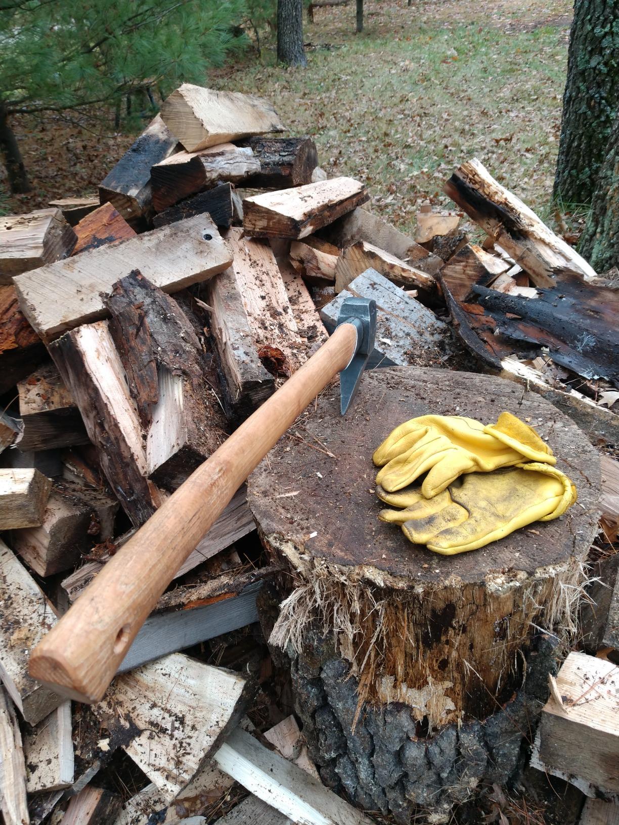 Splitting Axes Gransfors Bruk Large Splitting Axe - 5 Pound Firewood ...
